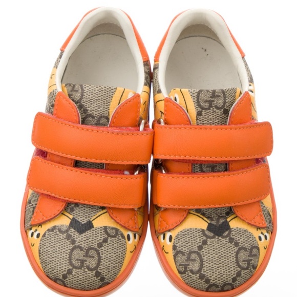 Gucci | Shoes | Gucci Toddler Kids Vibrant Orange Sneakers | Poshmark